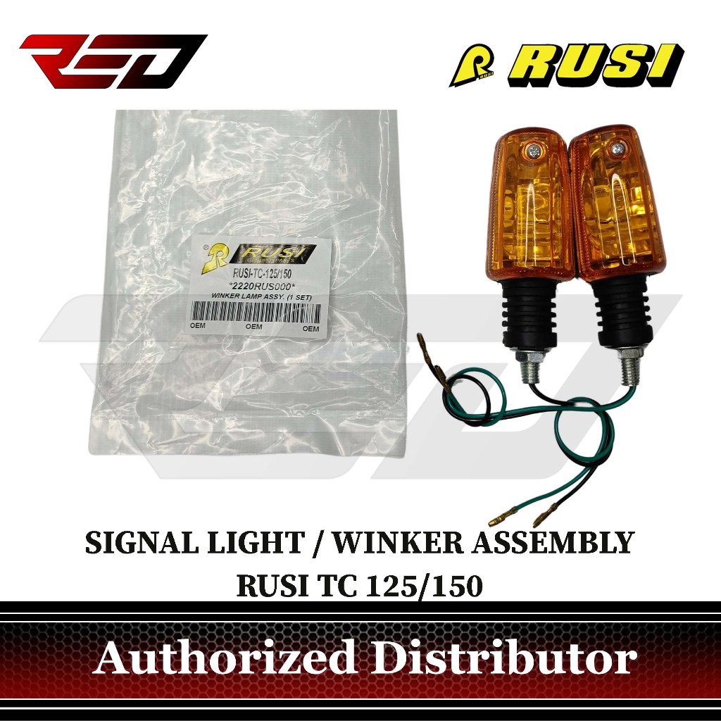 Winker / Signal Light Assembly Rusi TC 125 / 150 OEM | Shopee Philippines