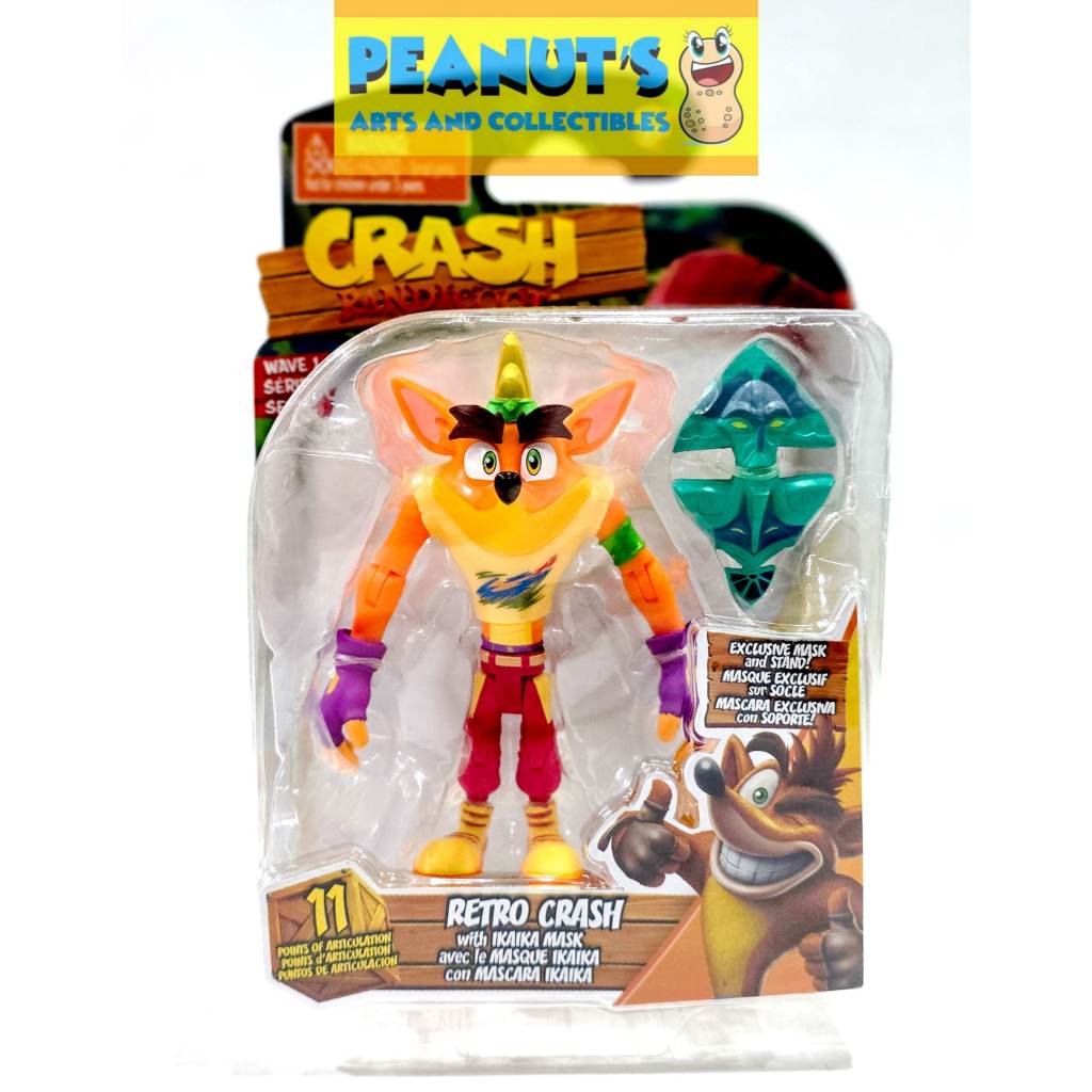 Crash Bandicoot Retro Crash Action Figure | Shopee Philippines