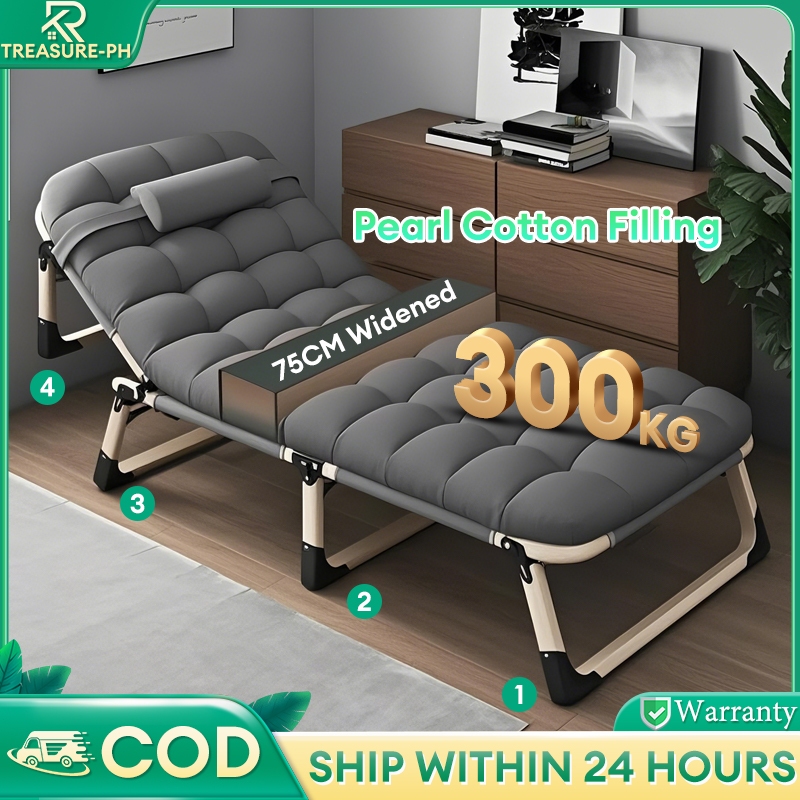 Folding Bed Folding Chair Reclining Chair Foldable Portable Nap Chair ...