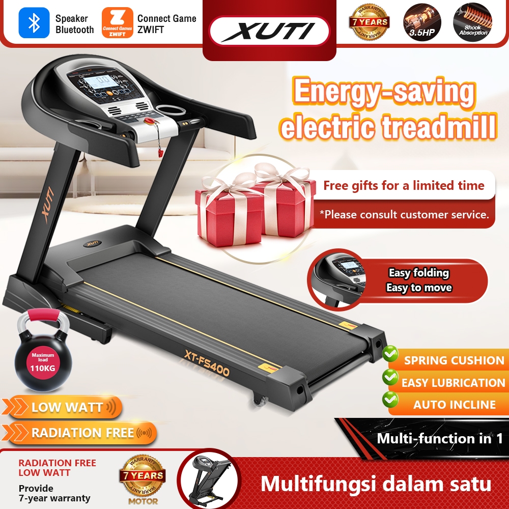 Foldable treadmill exercise equipment 3.5HP threadmill 0.8-16KM/H ...