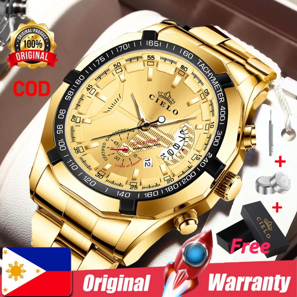 CIELO Relo For Men Waterproof Origina Premium Quartz Watch For Men Gift ...