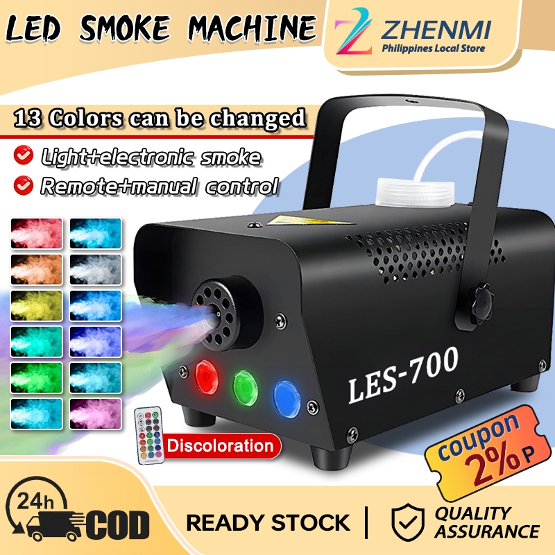 Fog Machine 700W Wireless Remote Control Stage Smoke Machine DJ ...