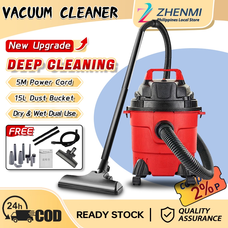 Vacuum Cleaner 15L Household Carpet Vacuum Cleaner 3 In 1 Wet Dryer ...