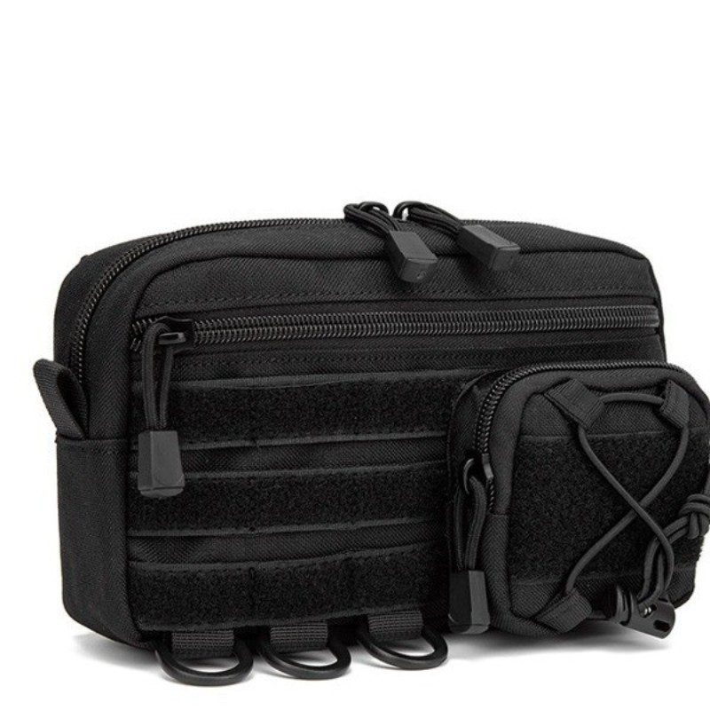 Outdoor EDC emergency tool storage bag molle system webbing attachment ...