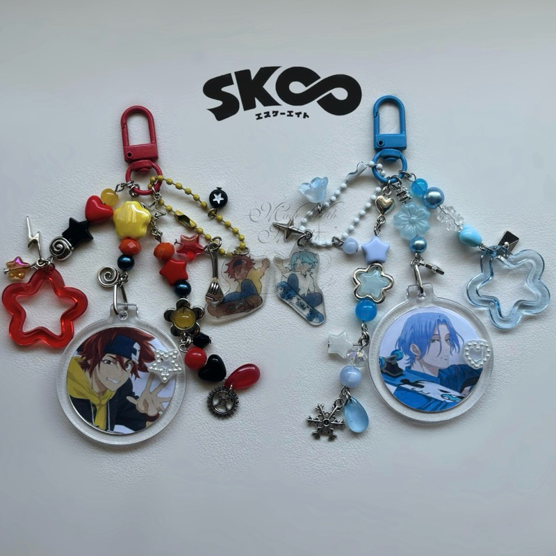 sk8 the infinity keychains ☆⋆｡𖦹°‧★ reki langa miya cherry joe keychains ...