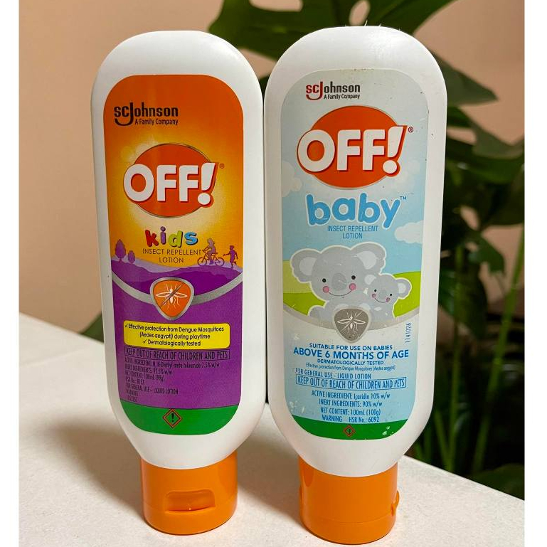 OFF! KIDS/BABY INSECT REPELLENT LOTION 100ml./50ml. | Shopee Philippines