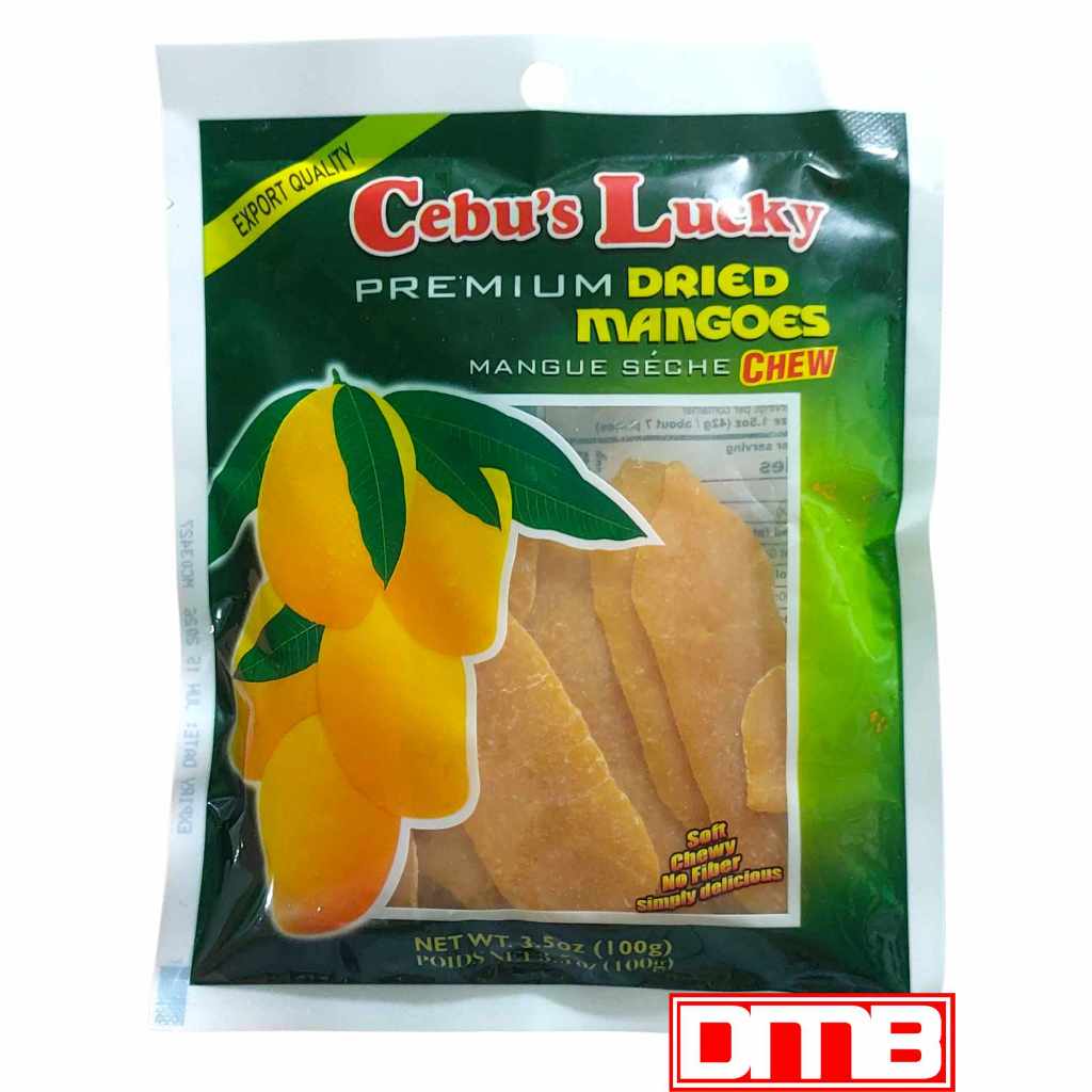 Export Quality Philippine Dried Mangoes Mangga 100g Mango | Shopee ...