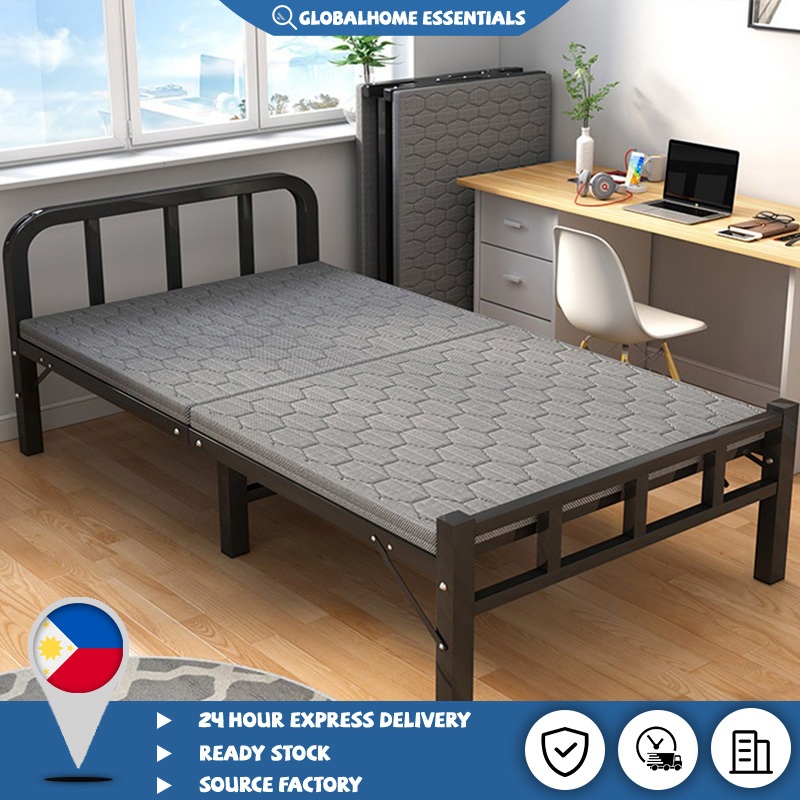 Premium Quality Sturdy Metal Foldable Bed Save Space For Dormitory ...