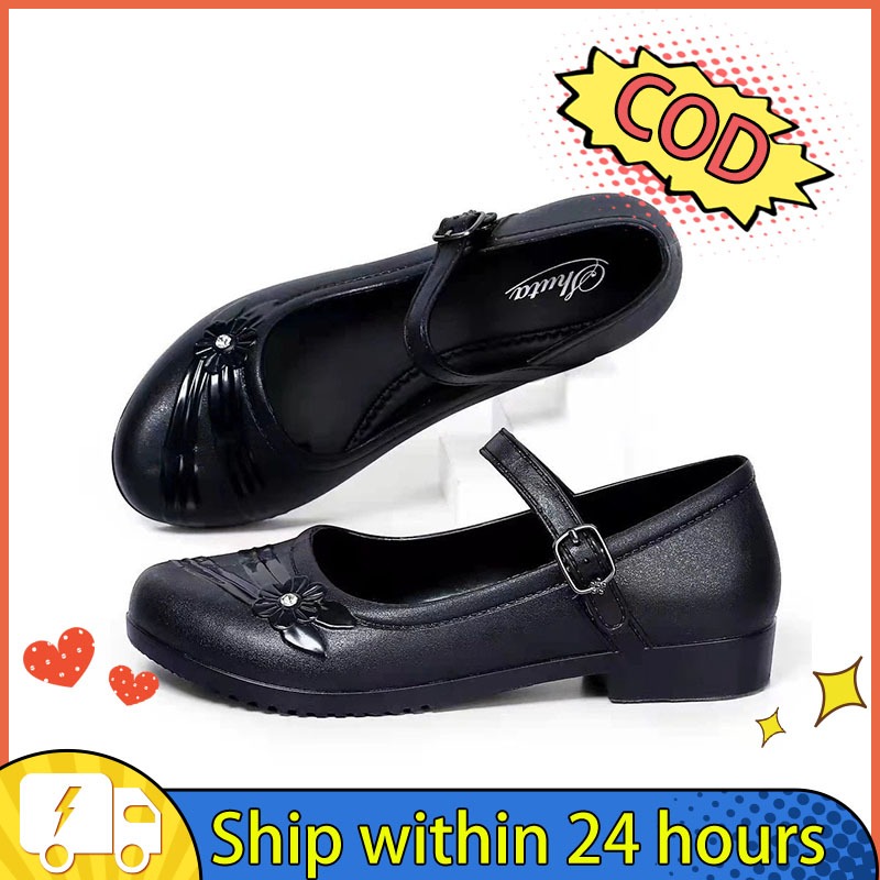 Kids School Black Shoes Formal Students Shoes Girls Black For Women And ...