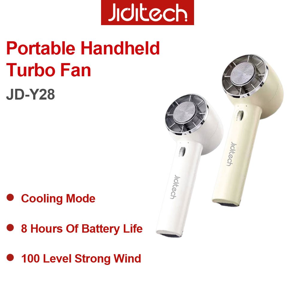 Jiditech Mini Fan 1800mAh Cooling Fan Refrigeration Fan Rechargeable ...