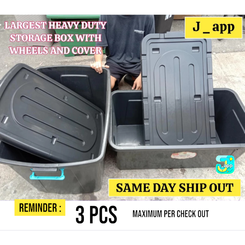 LARGEST STORAGE BOX UNDERBED BIG SIZES WITH WHEELS AND COVER #832 #840 ...