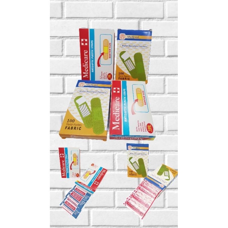 100 pcs Bantam Strips | BANDAGE | First-Aid | Band aid Medicare and ...