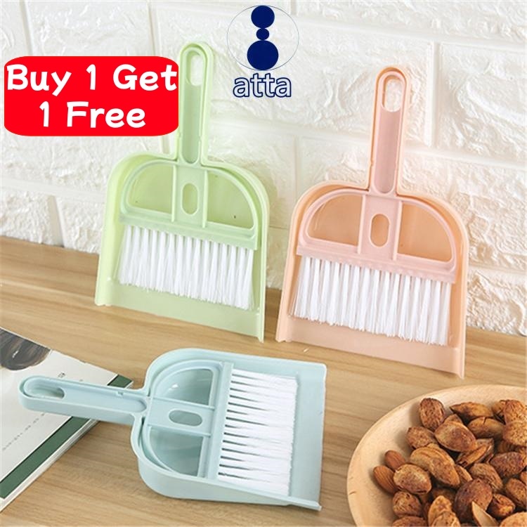 【Buy 1 Get 1 Free】Desk Computer Keyboard Cleaning Brush Set/ Home Table ...