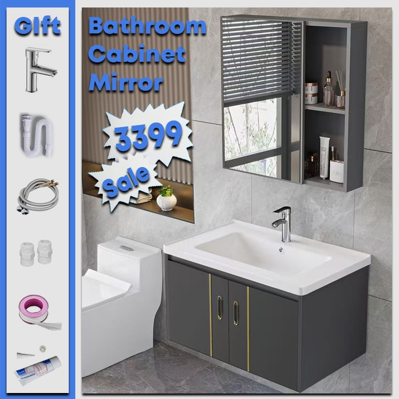 Bathroom Cabinet Bathroom Sink Cabinet Apartment Bathroom Lavatory ...
