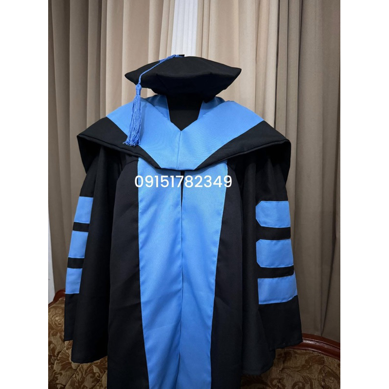 Full set Doctor of Education graduation toga set regalia | Shopee ...