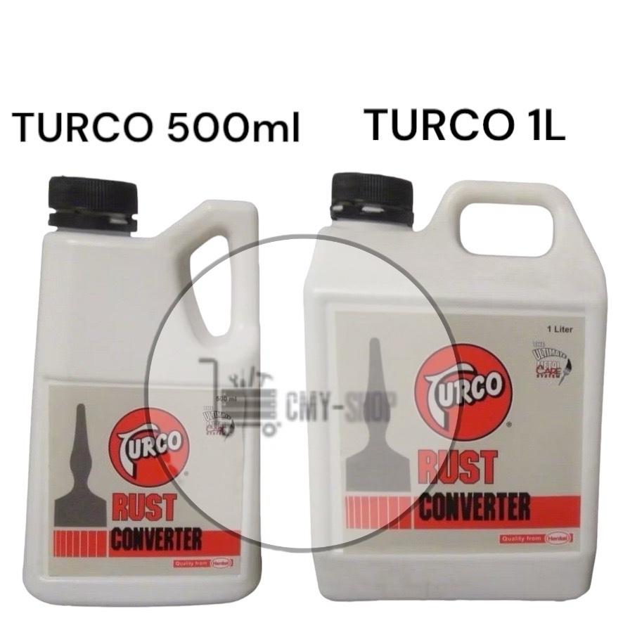Turco Rust Converter (1/2L-1L) The Ultimate Metal Care System Water ...