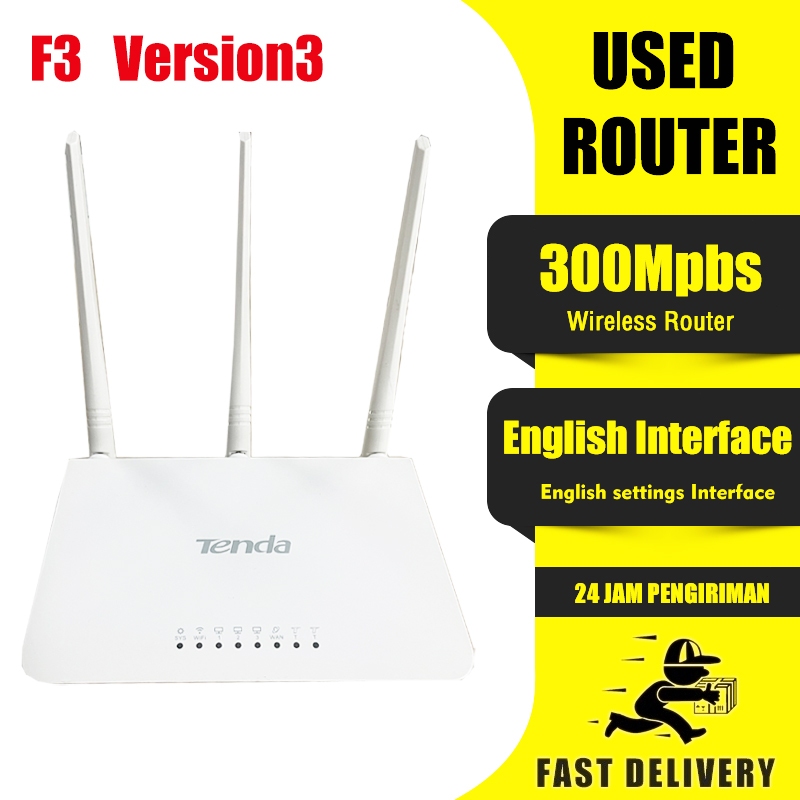 2nd hand TD F3 Version3 300Mbps Wireless Router WIFI English Version ...