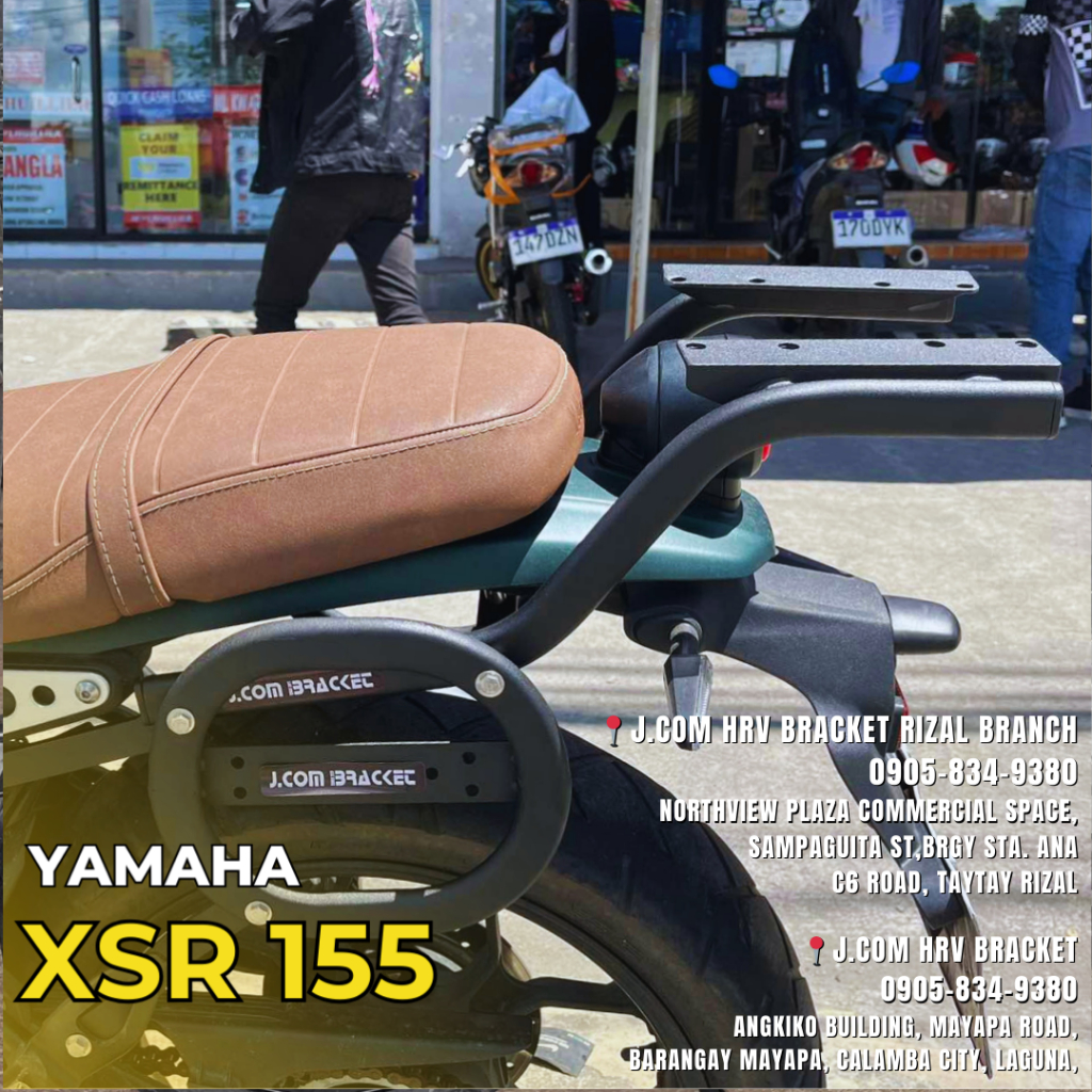 YAMAHA XSR 155 Original J.COM HEAVY DUTY TOP BOX BRACKET (Optional ...