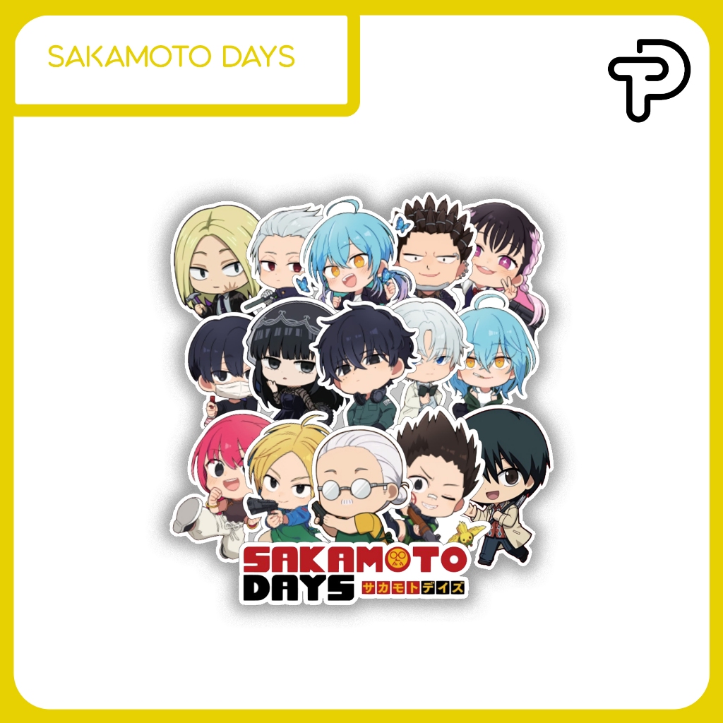 Sakamoto Days Sticker Pack | Vinyl Sticker | WaterProof | Printara ...