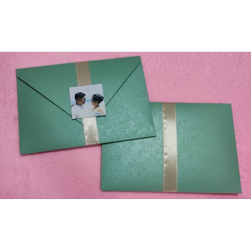 *Message us for color motiff* Non-Foiling 5R Size Invitation Card ...