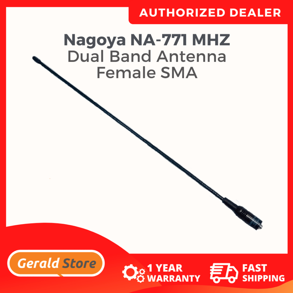 NAGOYA NA-771 Two-way Radio Antenna SMA Female - High Gain Long Dual ...