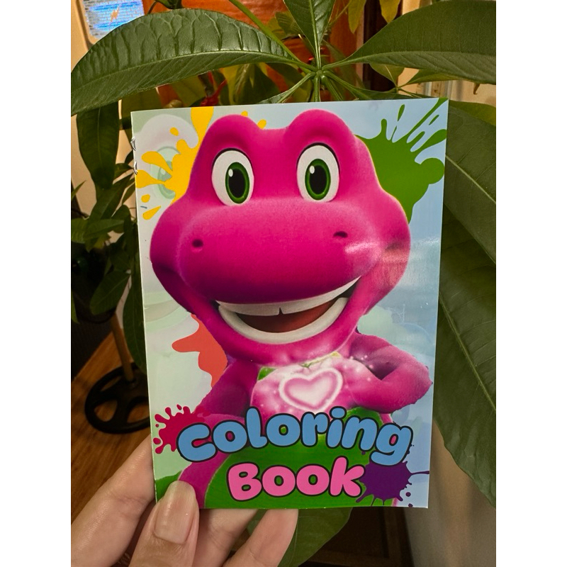 New Barney Mini Coloring Book - Perfect for Kids, Includes Multiple ...