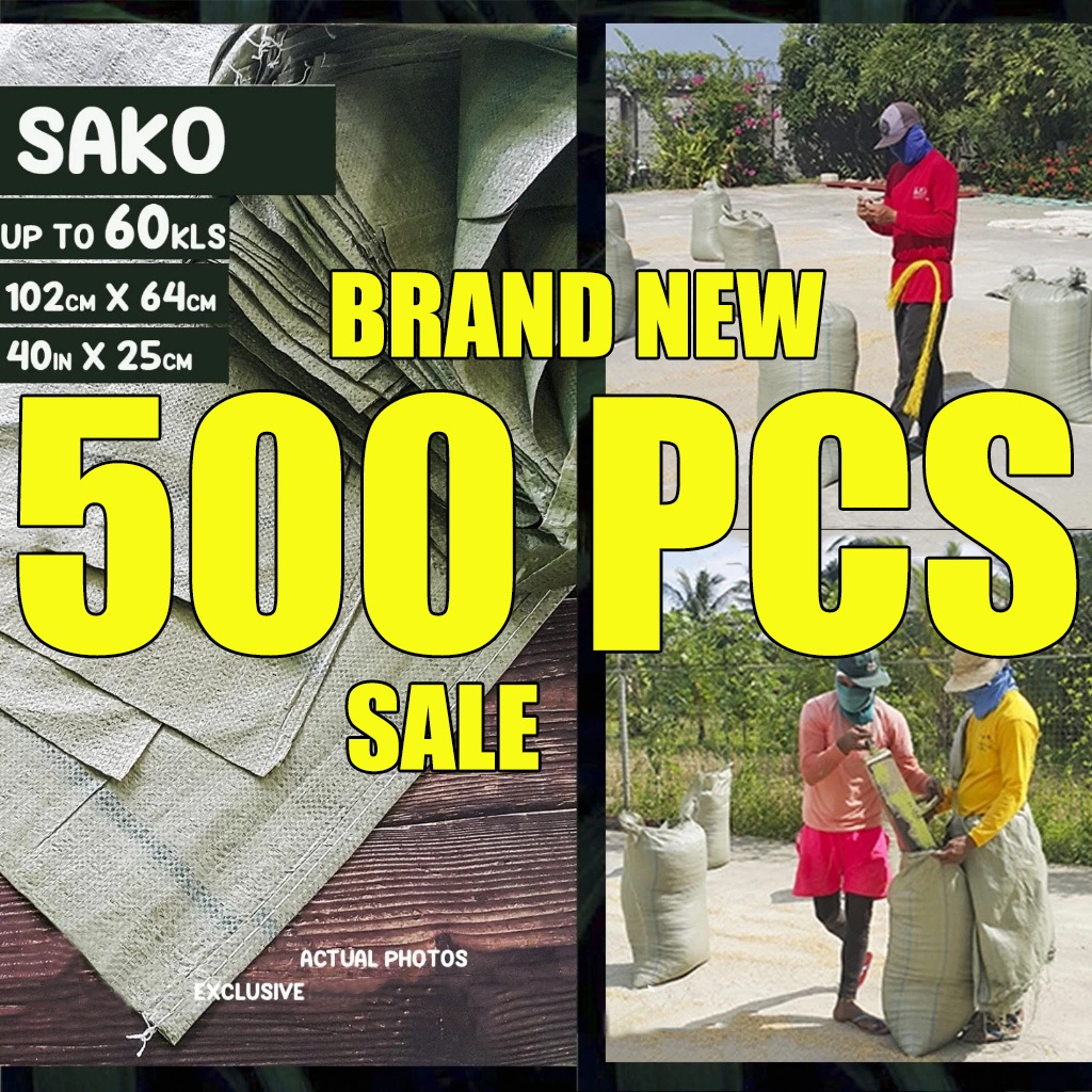 500PCS sako 50kg BRAND NEW (up to 50/60/70 KILOS) SAKO REAPER FOR PALAY ...