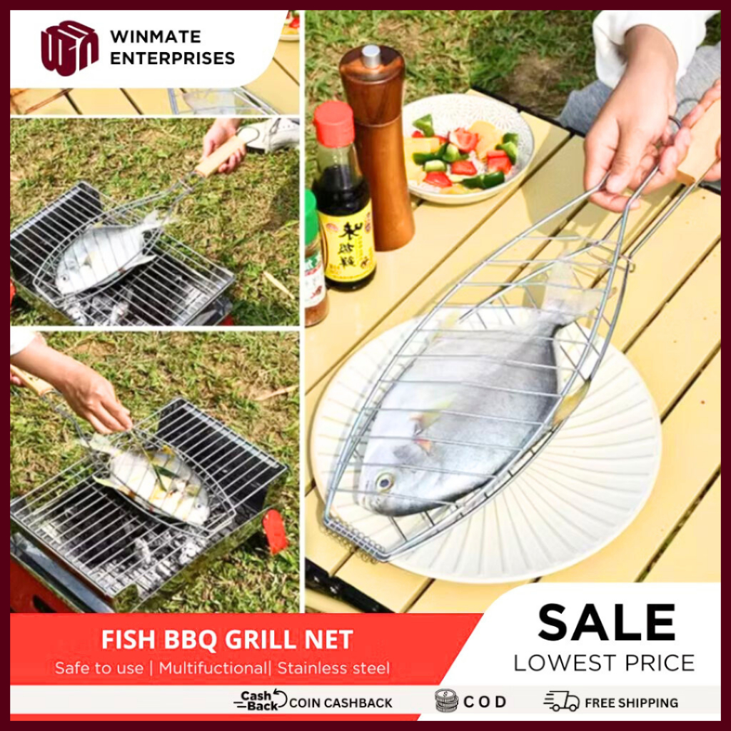Barbecue Grill - hand held Portable Fish BBQ Griller Parilla Parilya ...