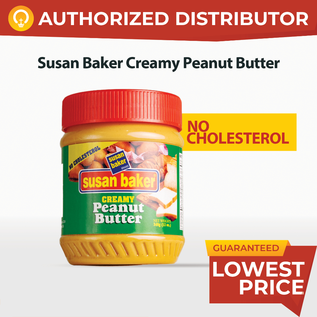 Susan Baker CREAMY Peanut Butter 340g / 453g – Smooth Spread Palaman ...