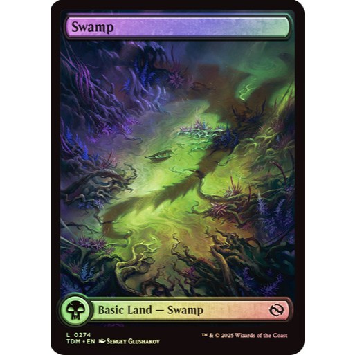 Swamp (274)(full art) - TDM - Common - MTG Cards (WotC) | Shopee ...