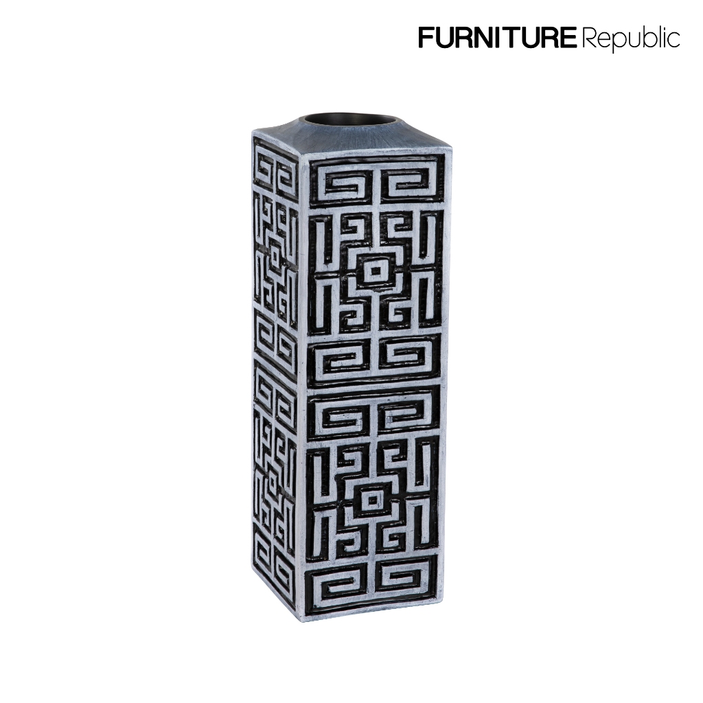 Polyresin Vase Blue Artistic Decor 605254 | Shopee Philippines