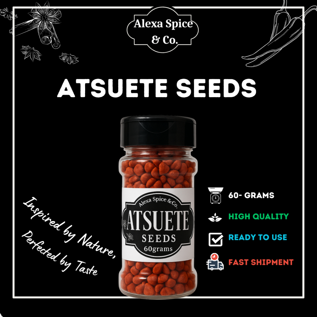 Atsuete Seeds 60 Grams – Whole Annatto for Natural Color & Flavor ...