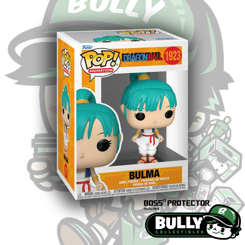Funko POP! Animation: Dragon Ball - Bulma (Shop) 1923 With Boss ...