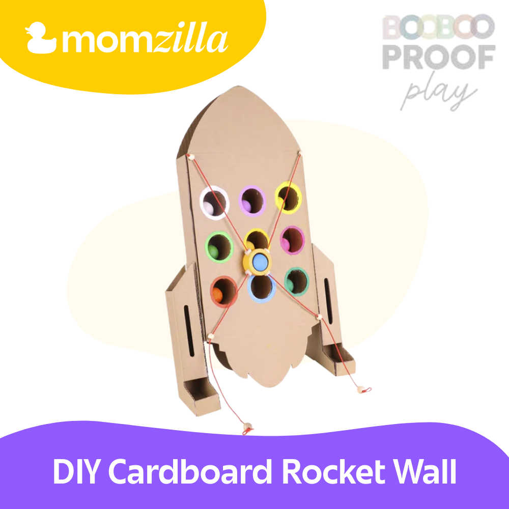 MOMZILLA - BOOBOO PROOF PLAY DIY Cardboard Rocket Wall | Shopee Philippines