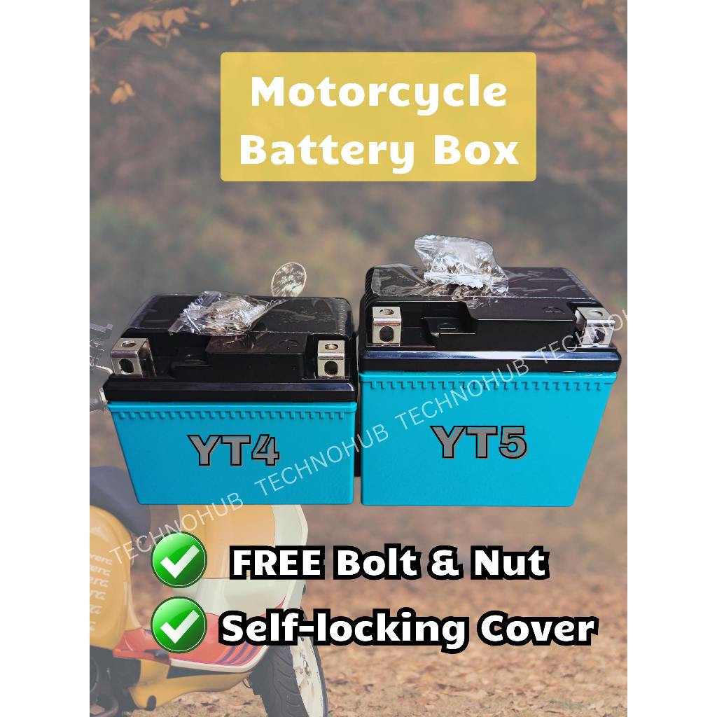 Motorcycle Battery Case YT4 YT5 YT14, DIY Battery Case, LiFepo4 Case ...