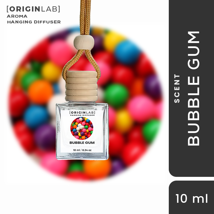 OriginLab- BUBBLE GUM Hanging Diffuser - Car Freshener - Air Diffuser - Car Perfume scent ...