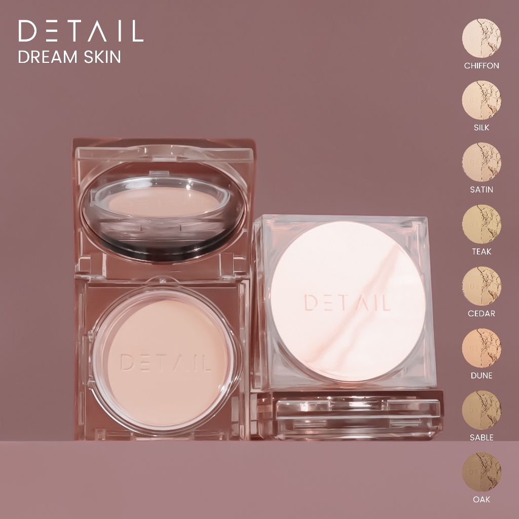 DETAIL Dream Skin Powder Foundation (High Cover Powder Foundation ...