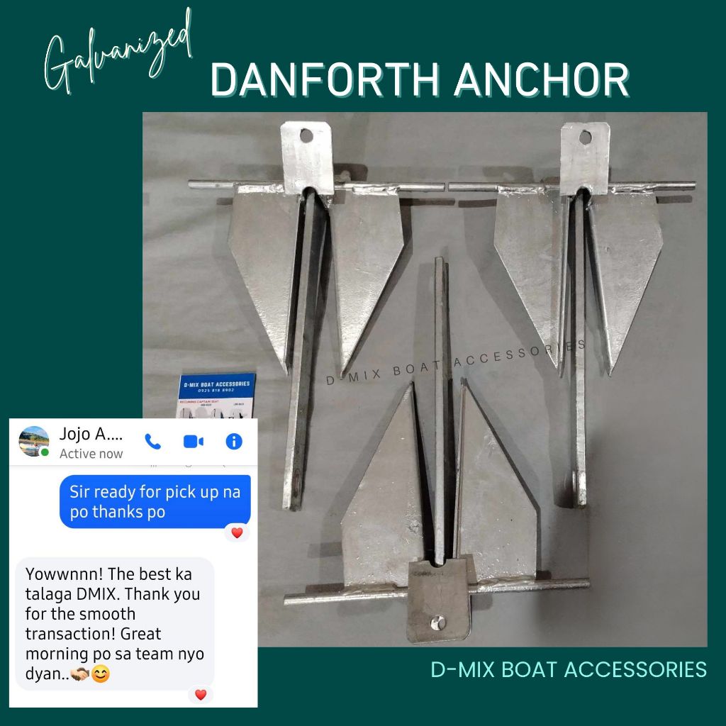 DANFORTH ANCHOR / BRUCE ANCHOR / ANGKLA | Shopee Philippines