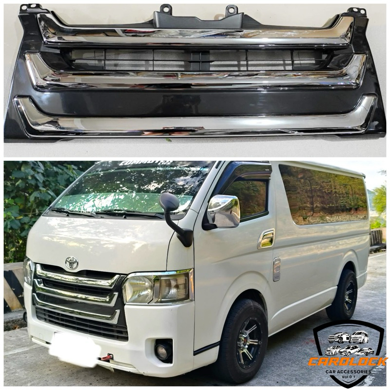 Toyota Hiace Decontent 2020 - 2025 Modelista Grill | Shopee Philippines