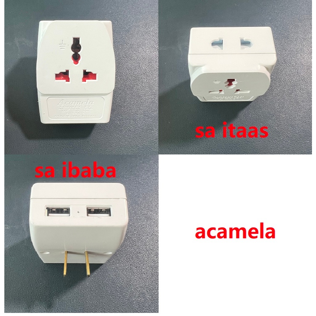 Extension Adaptor 3 Socket Outlet Power Adapter Three Plug Rotating ...