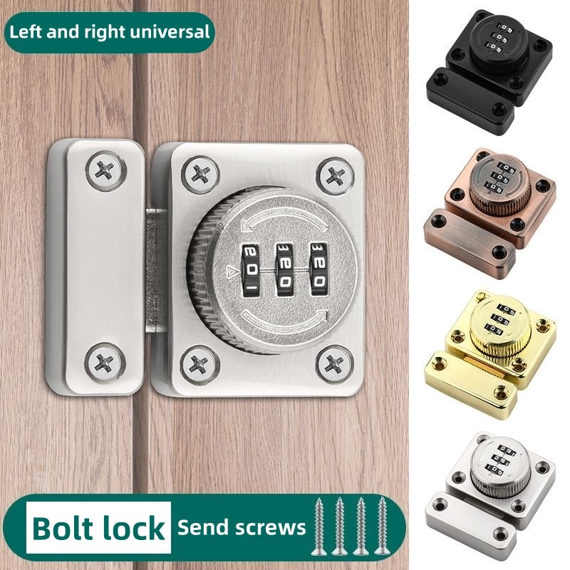 YOTOOL Bolt Combination Lock Zinc Alloy Twist Password Lock Rotary ...