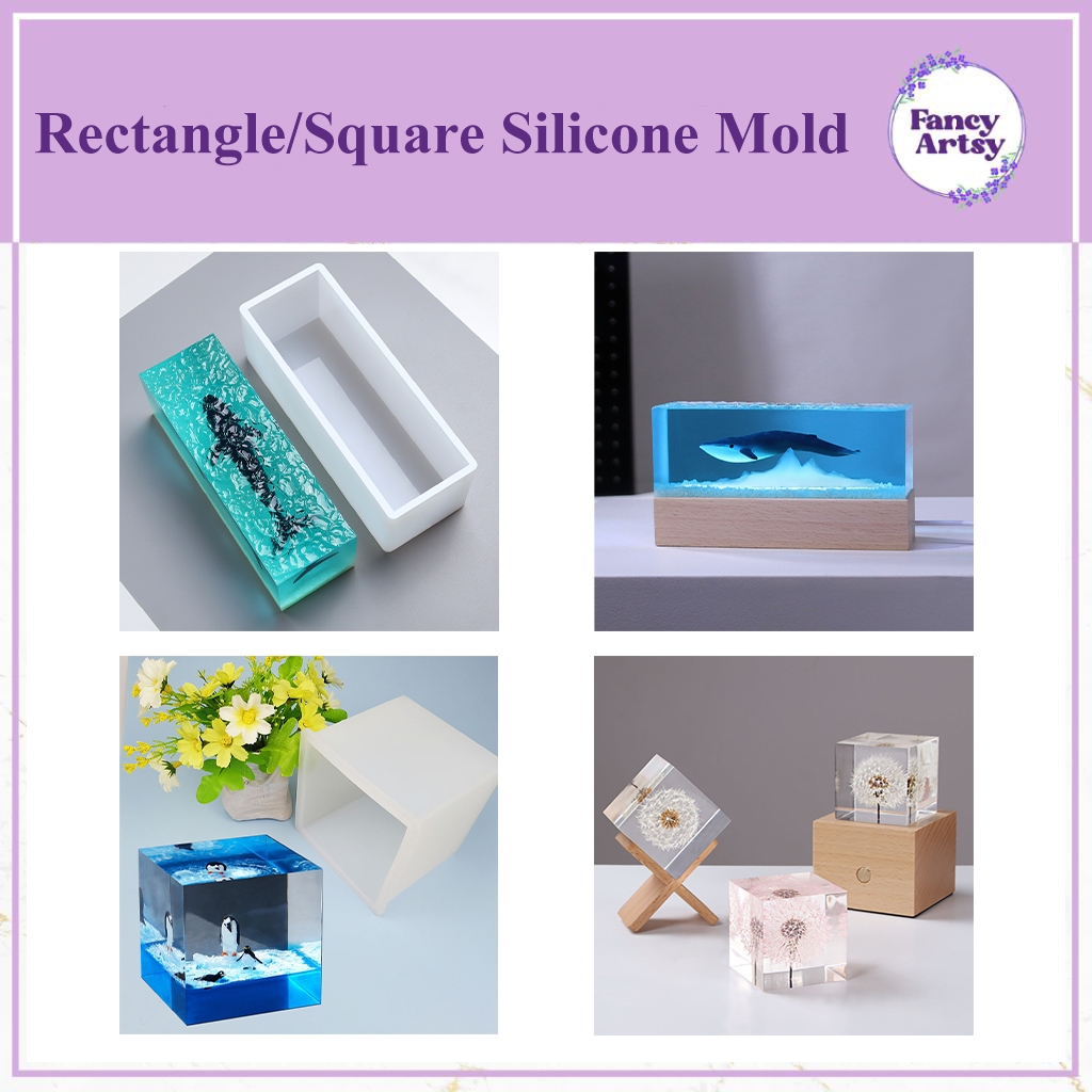 Rectangle Square Molds Ocean Aquarium Simulation Crafts DIY Cubic ...