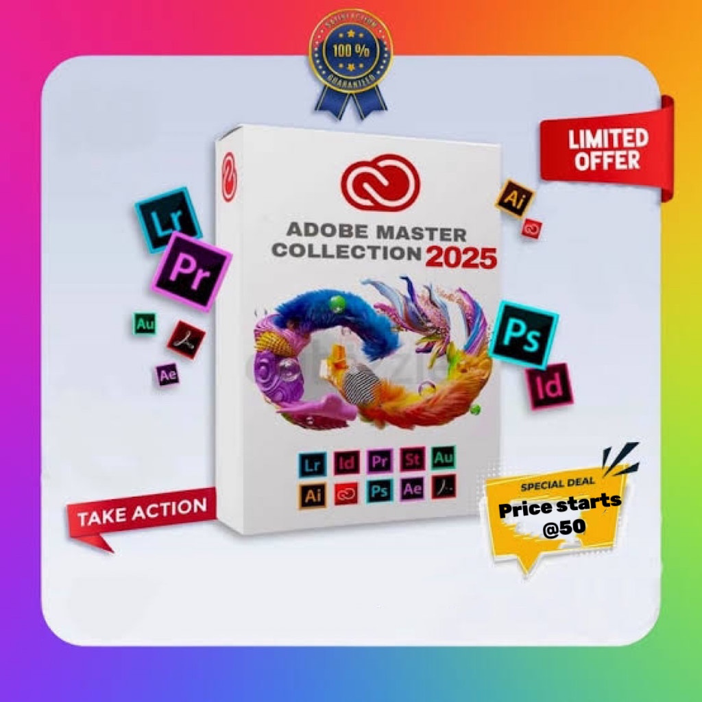 [G-techhhh] Adobe Master Collection 2025 for Windows and Mac / lifetime activated | Shopee ...