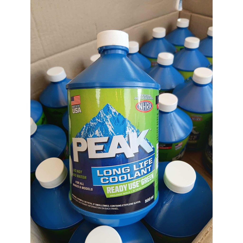 Peak Long life Coolant Anti-Freeze 500ml 24pcs/1box | Shopee Philippines