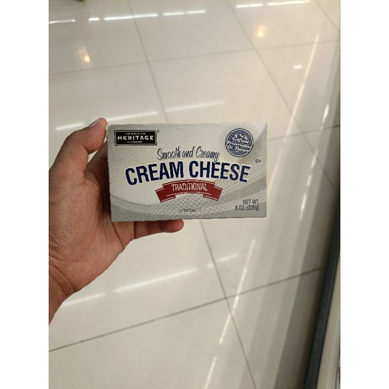 American Heritage Smooth and Creamy Cream Cheese 226g | Shopee Philippines