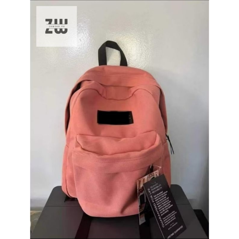 JS SCHOOL BAG IN PLAIN COLORS BACKPACK HIGH QUALITY & DURABLE BAG ...