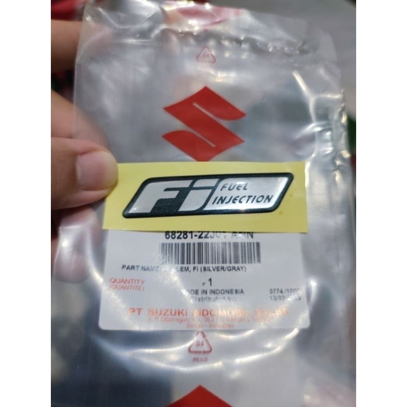 FI EMBLEM FOR RAIDER 150 FI SGP GENUINE ORIGINAL | Shopee Philippines