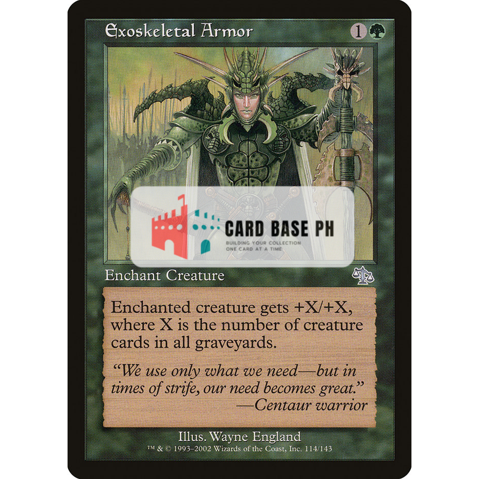 Exoskeletal Armor(Lightly Played) - Magic the Gathering Trading Card ...