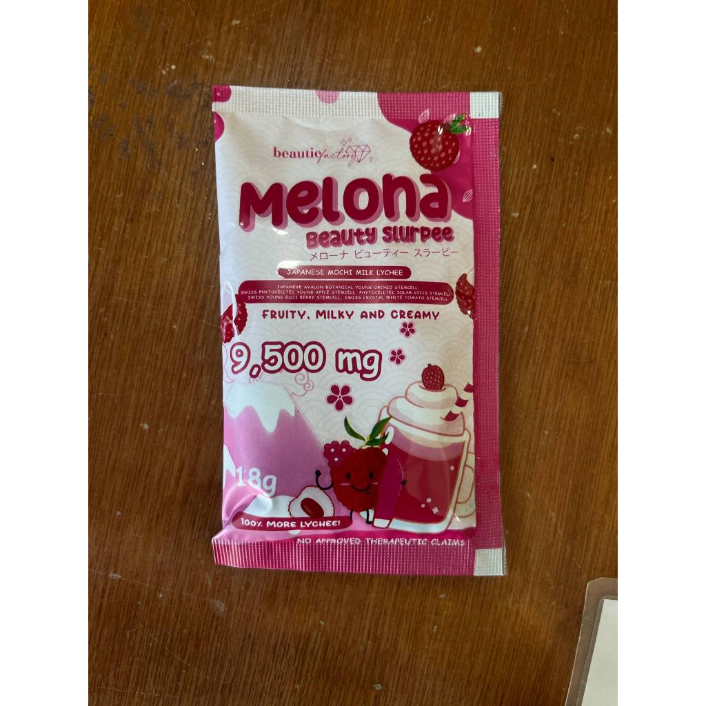 Melona Beauty Slurpee Fruit, Milky and Creamy Sachet | Shopee Philippines