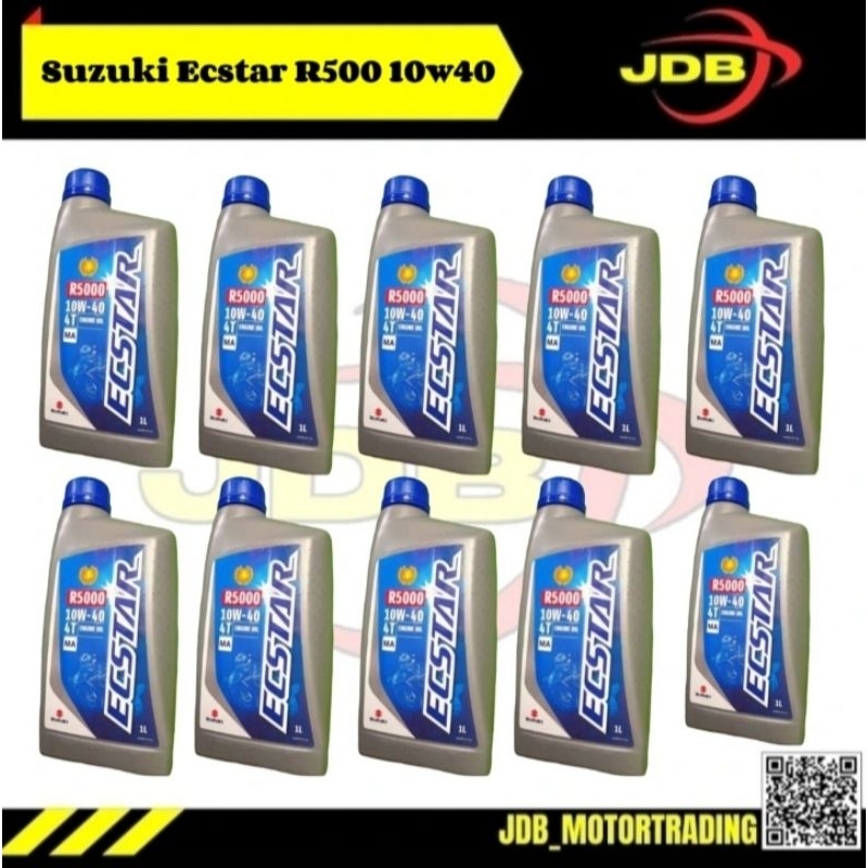 Suzuki Motorcycle Oil Ecstar R500 10w40 (10pcs) | Shopee Philippines